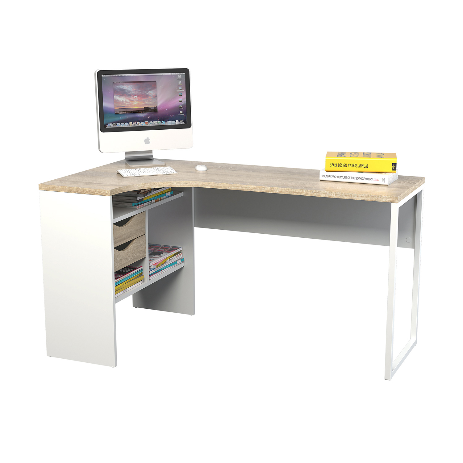 Mesa de escritorio en ángulo | Rapimueble