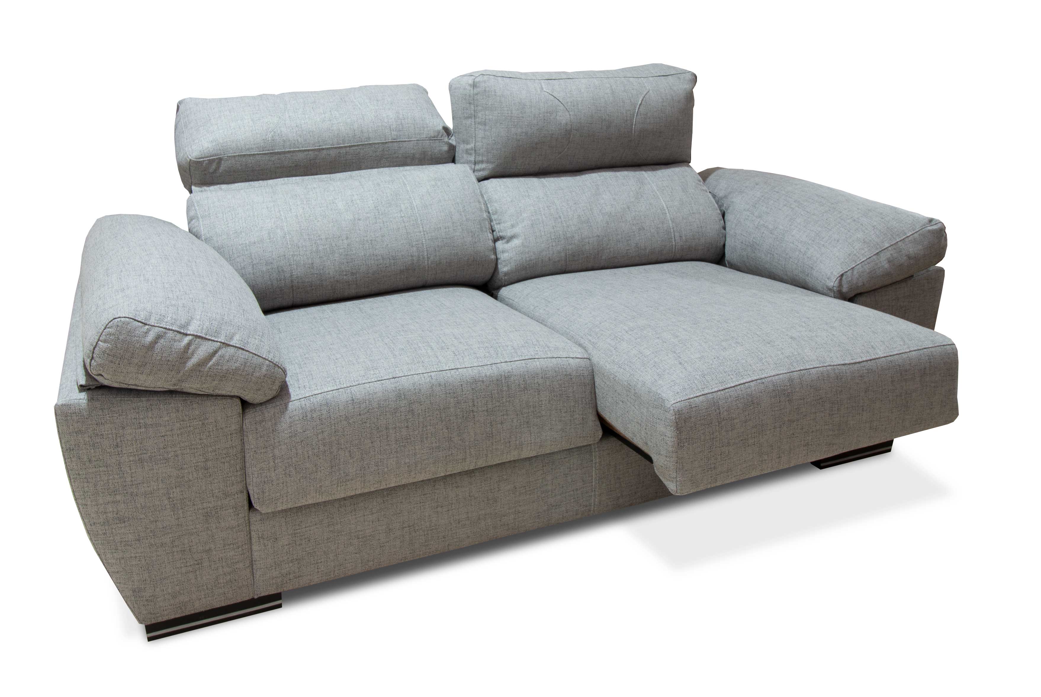 Elegante sofá en color gris, mod. Roi | Rapimueble